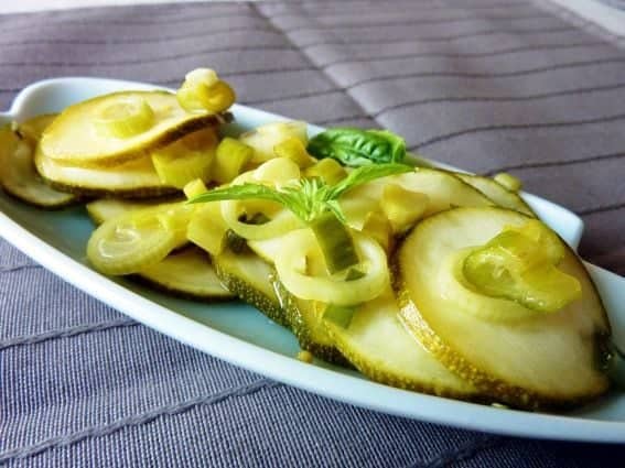 Pickles de Courgette • Livro de Culinária