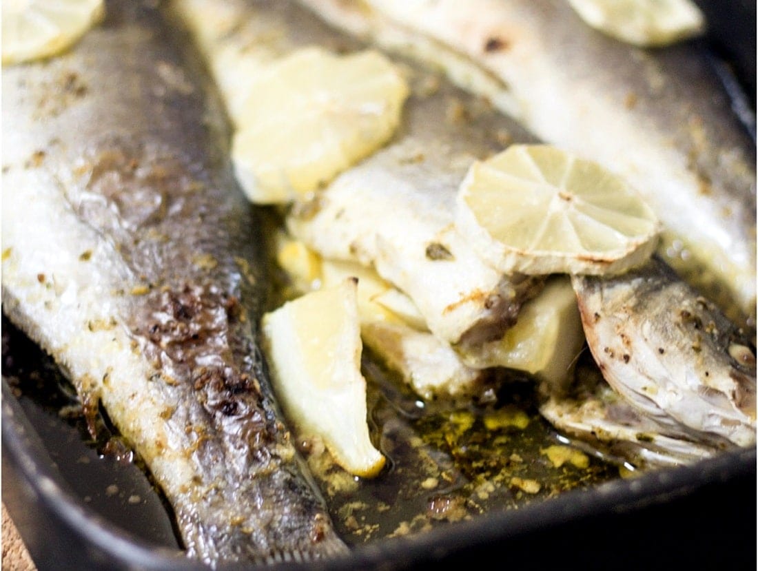 Robalo Assado • Livro de Culinária