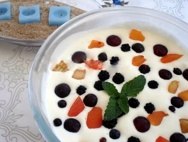 Doce Cremoso de Frutas • Livro de Culinária