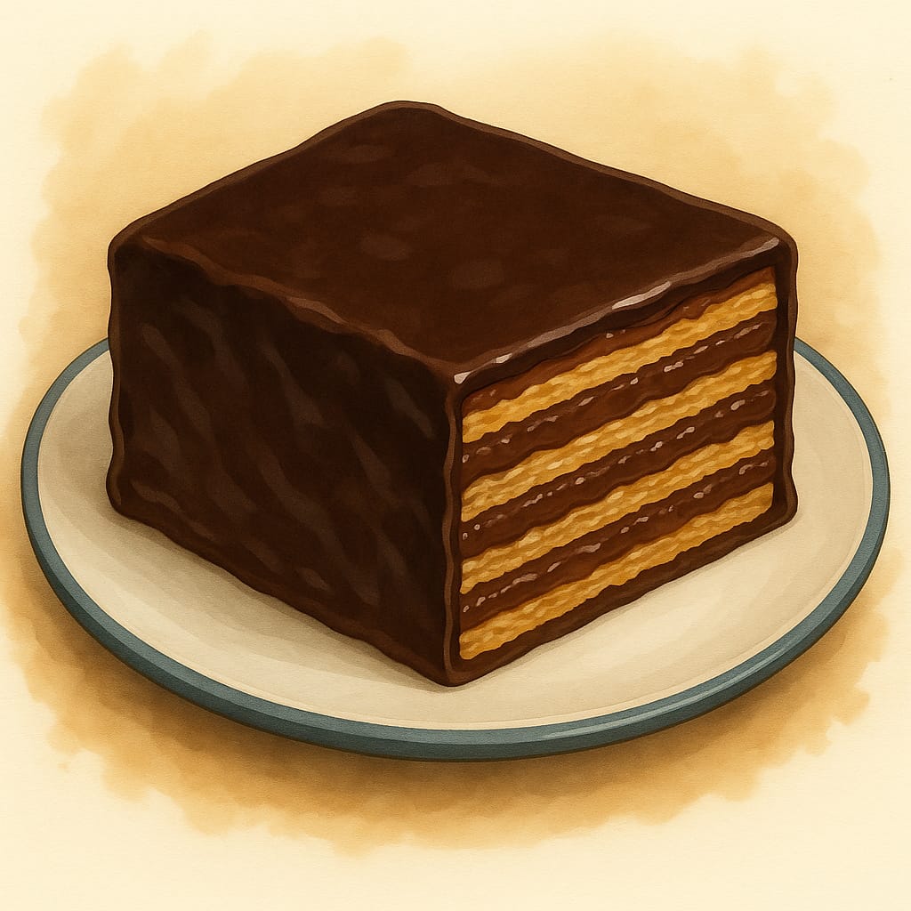 Torta Tre Monti • Three Mountains Cake • Livro de Culinária